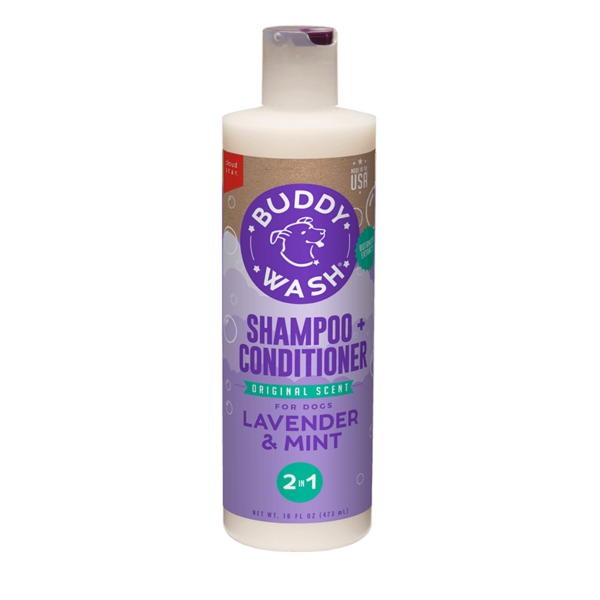 Buddy Wash® Lavender & Mint 2-in-1 Shampoo + Conditioner - Buddy Biscuit