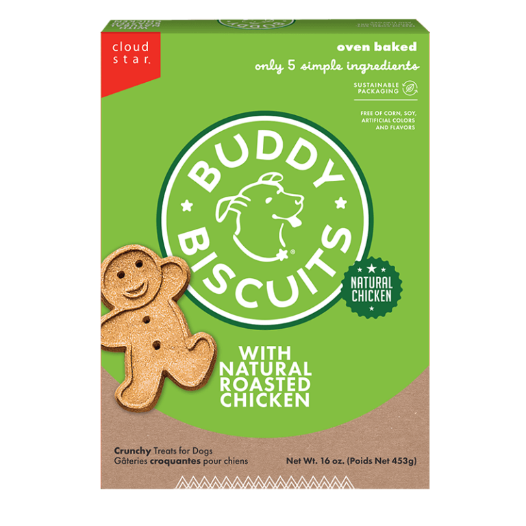 Healthy Whole Grain Oven Baked Treats: Roasted Chicken - Buddy Biscuit