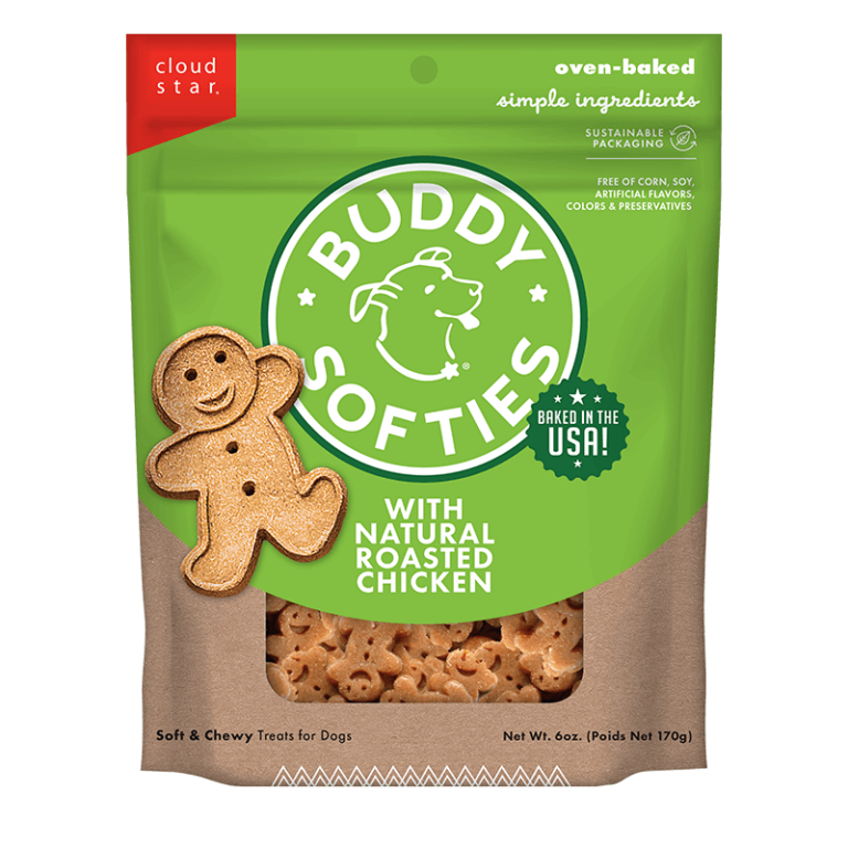 Healthy Whole Grain Soft & Chewy Treats: Roasted Chicken - Buddy Biscuit